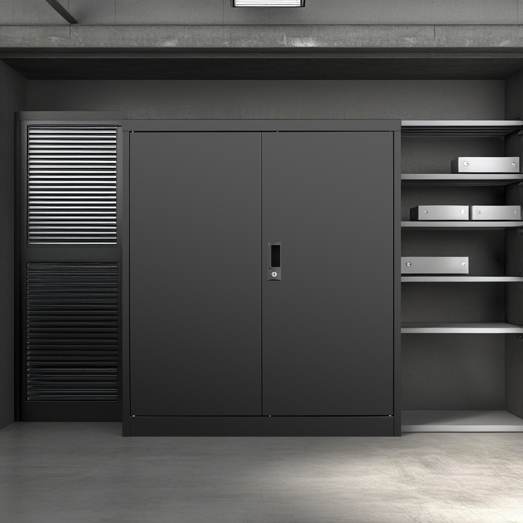 WFX Utility™ Black Steel Storage Locker - Secure File Organizer with ...