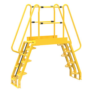 Vestil 7.52' Steel Cross Over Ladder | Wayfair