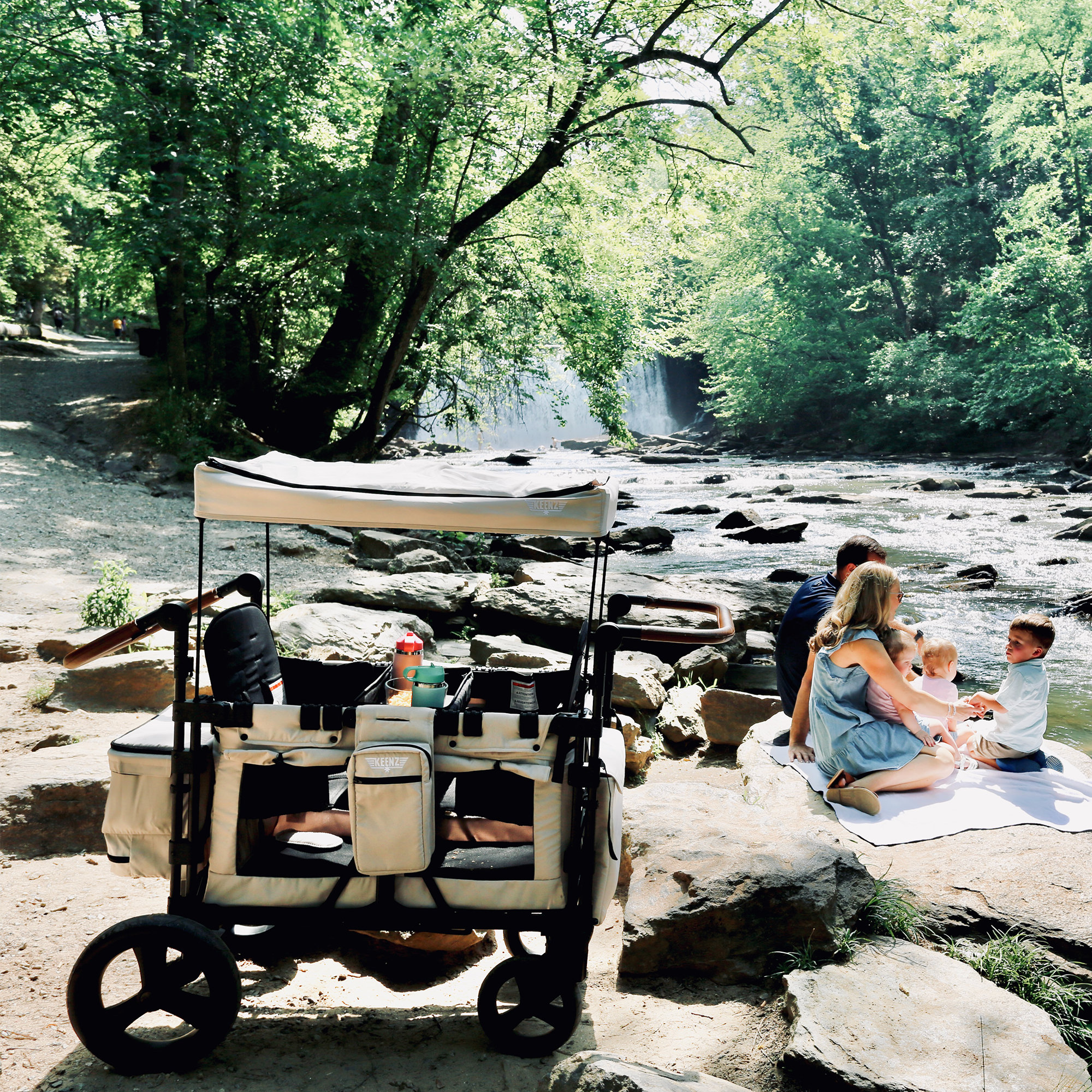 Keenz Heavy Duty All Terrain Wheel Set Kit For 7S Toddler Kids Stroller ...