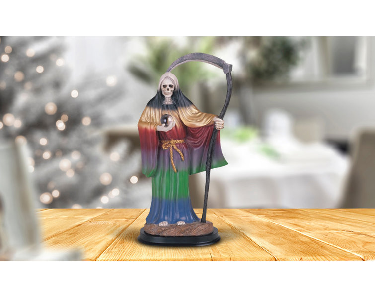 Trinx Mylowe Rainbow Santa Muerte Holding Scythe Our Lady of The Holy ...