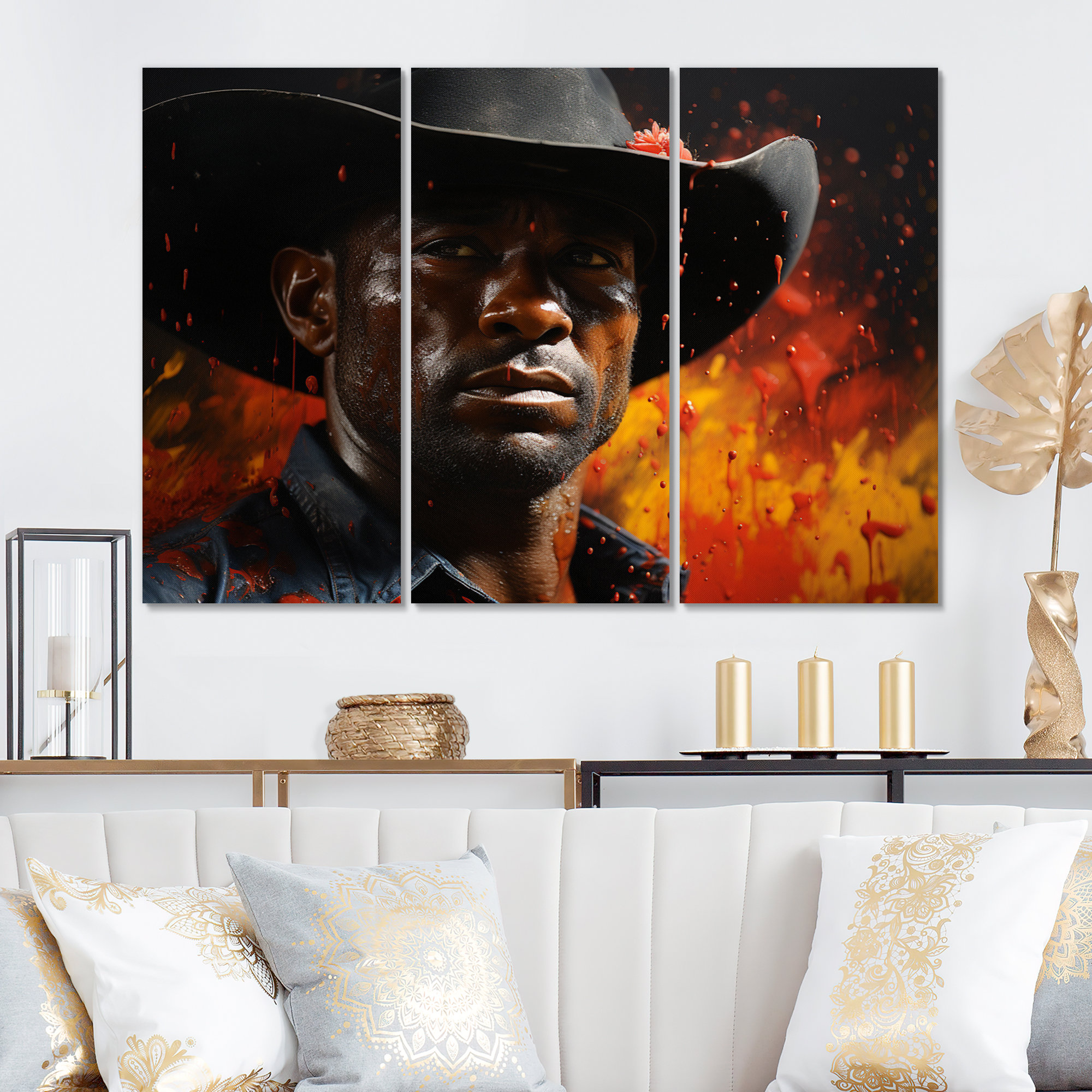 Winston Porter Western Cowboy Pride Portrait - Western Canvas Prints ...