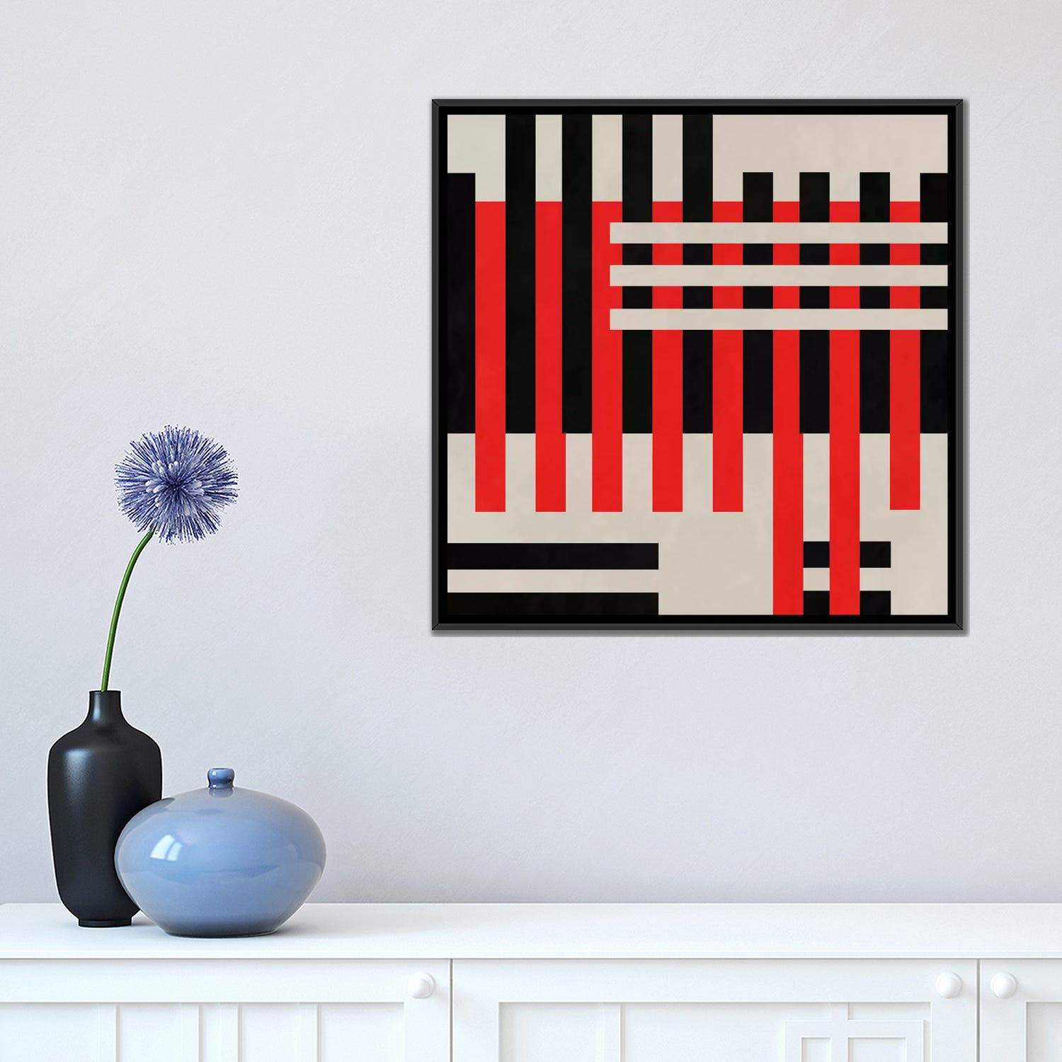 Wade Logan® Albree Modern Intersection Graphic Art on Canvas | Wayfair