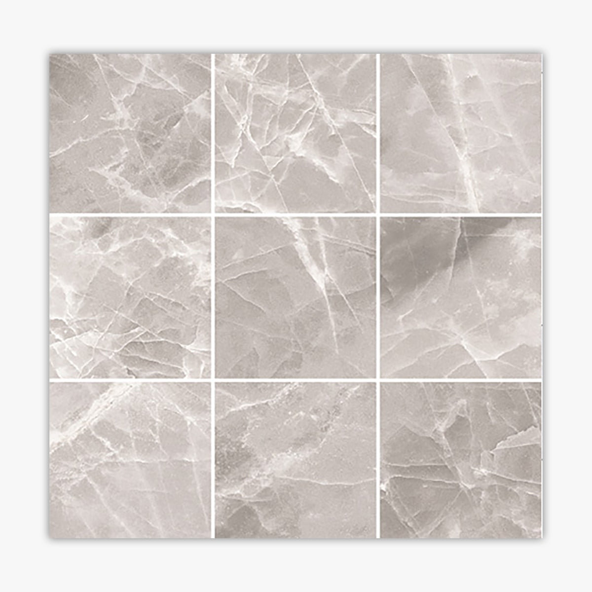 Direct Stone Source Nambia 12" x 12" Porcelain Grid Mosaic Wall & Floor ...