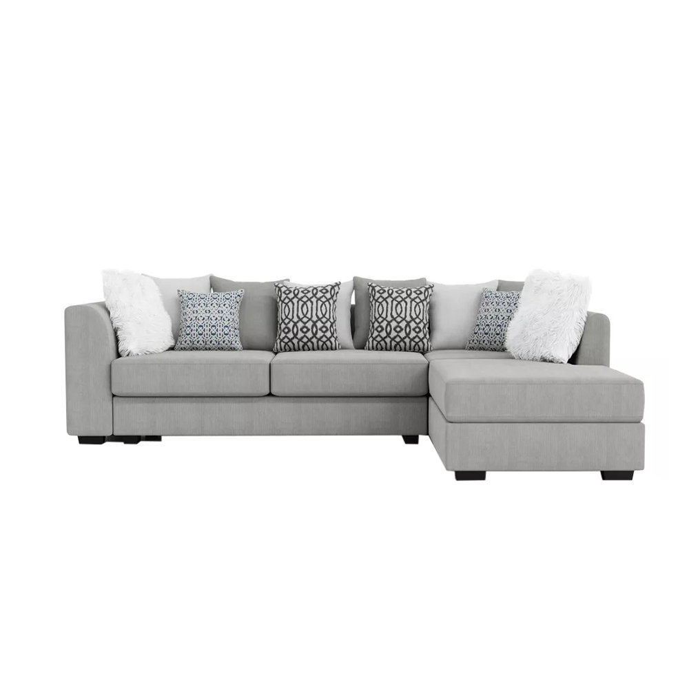 Everly Quinn 108.5" Wide Chenille Right Hand Facing Sofa & Chaise | Wayfair