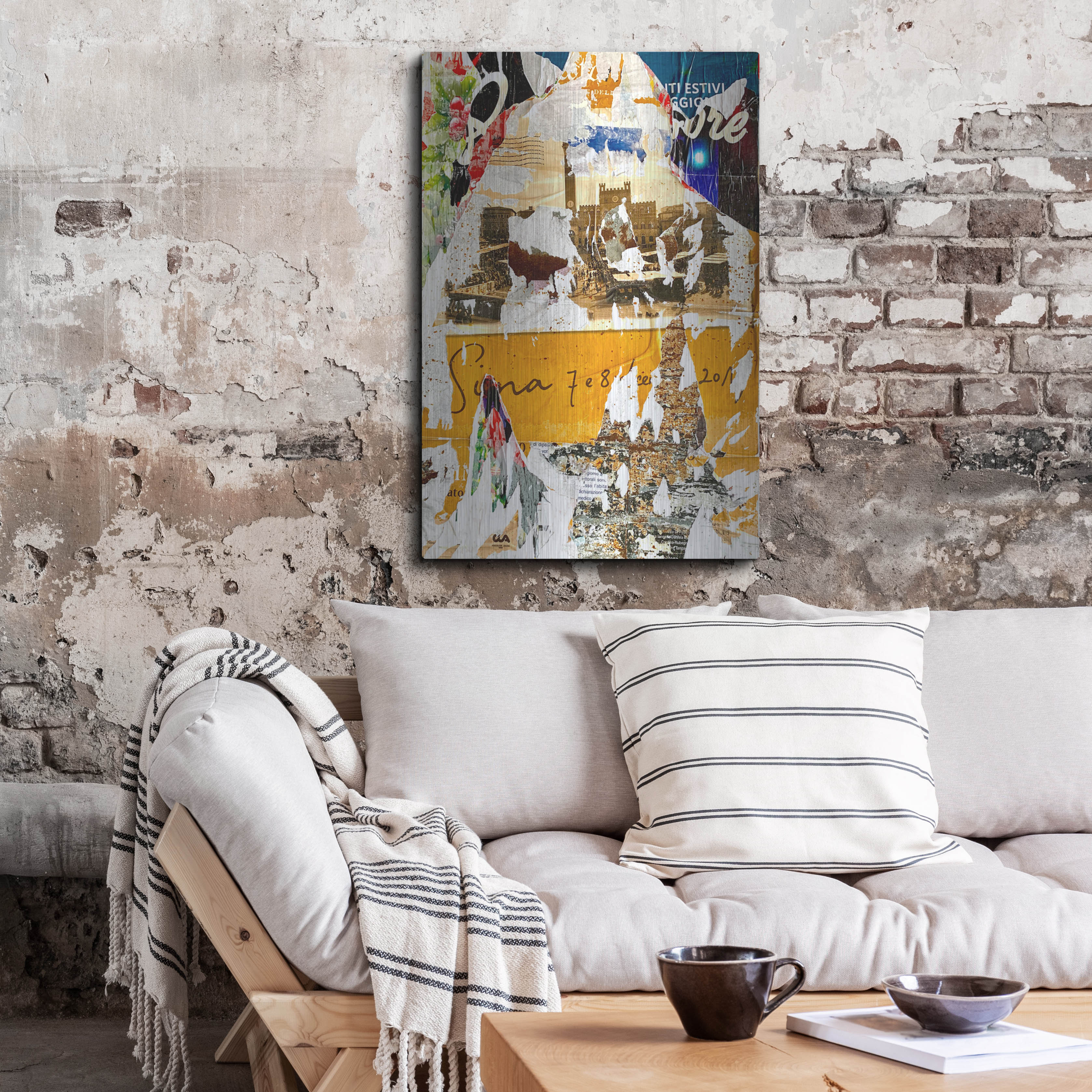 Winston Porter 'Bus Poster Remnant Siena 1' by IMB, Metal Wall Art ...