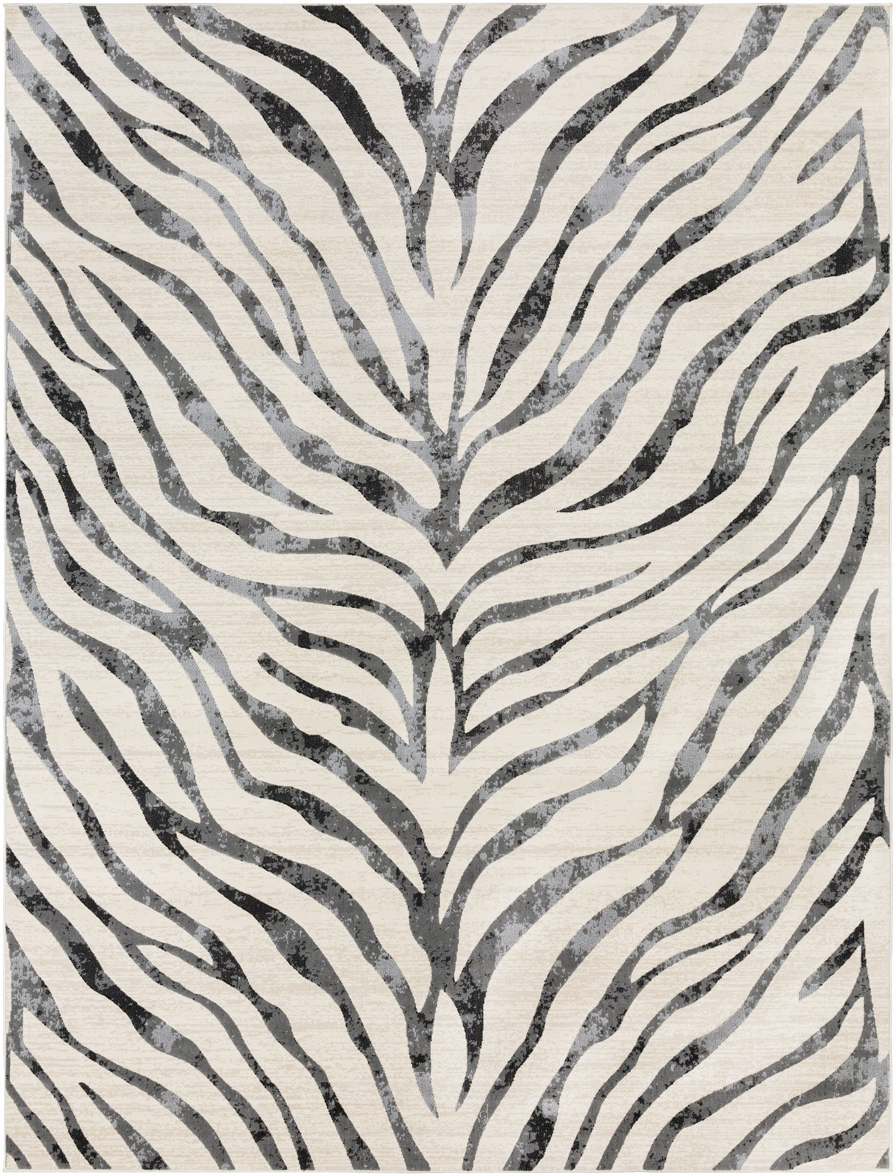Everly Quinn Shaelen Ceiron Animal Print Taupe/Light Gray Area Rug ...