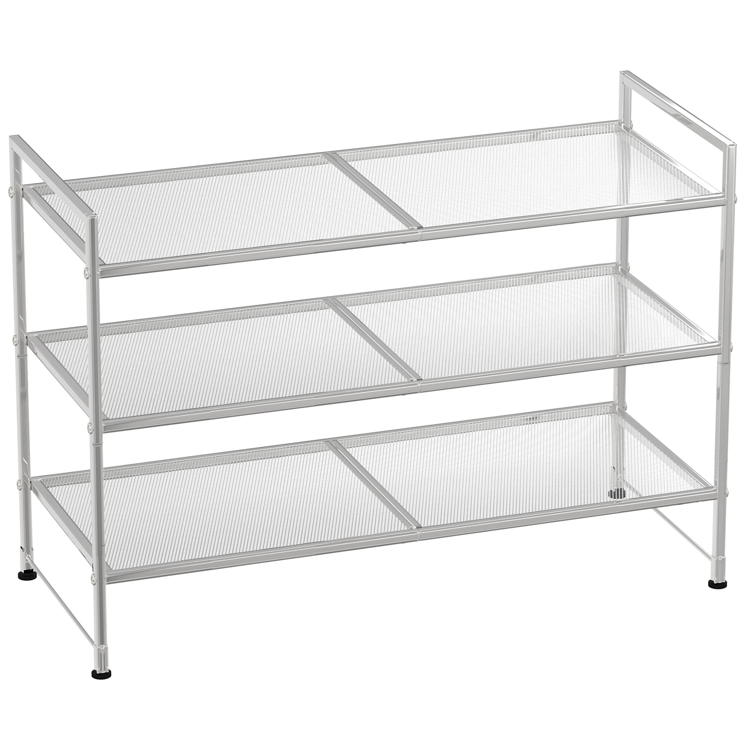 Rebrilliant 3-Tier Stackable Utility Shoes Organizer Rack - Wayfair Canada