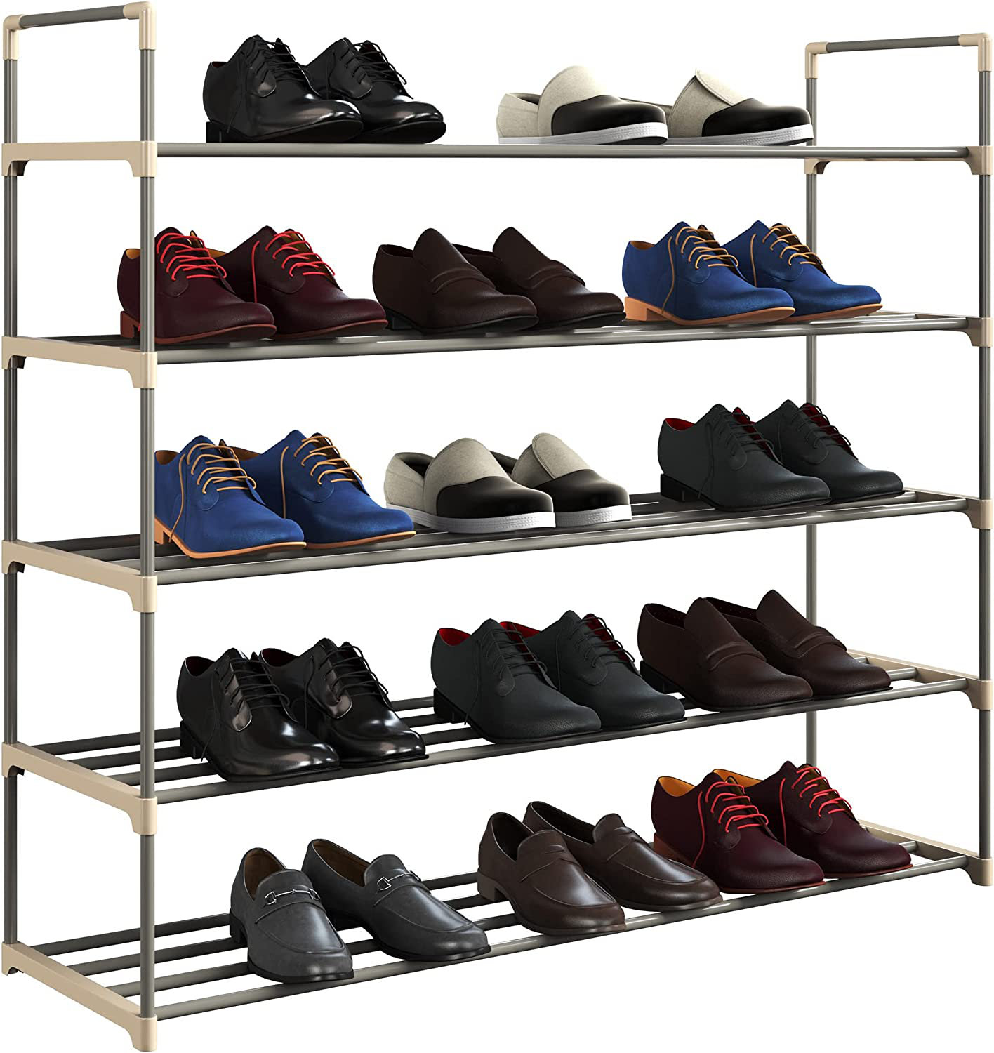 Rebrilliant 5 Tier 30 Pair Shoe Rack & Reviews - Wayfair Canada