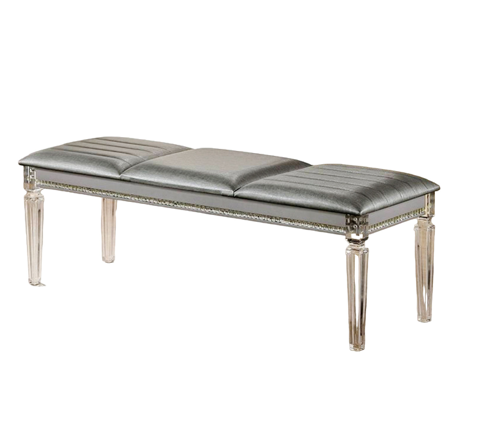Rosdorf Park Aarica Acrylic Upholstered Bench | Wayfair