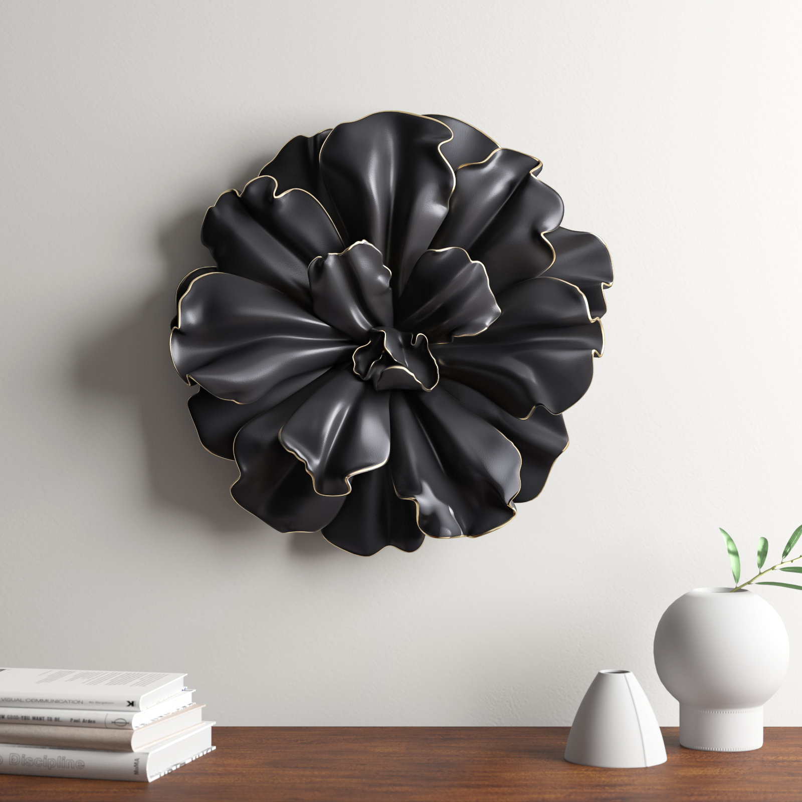 Willa Arlo™ Interiors Decorative Wall Flower Contemporary Bold Glam ...