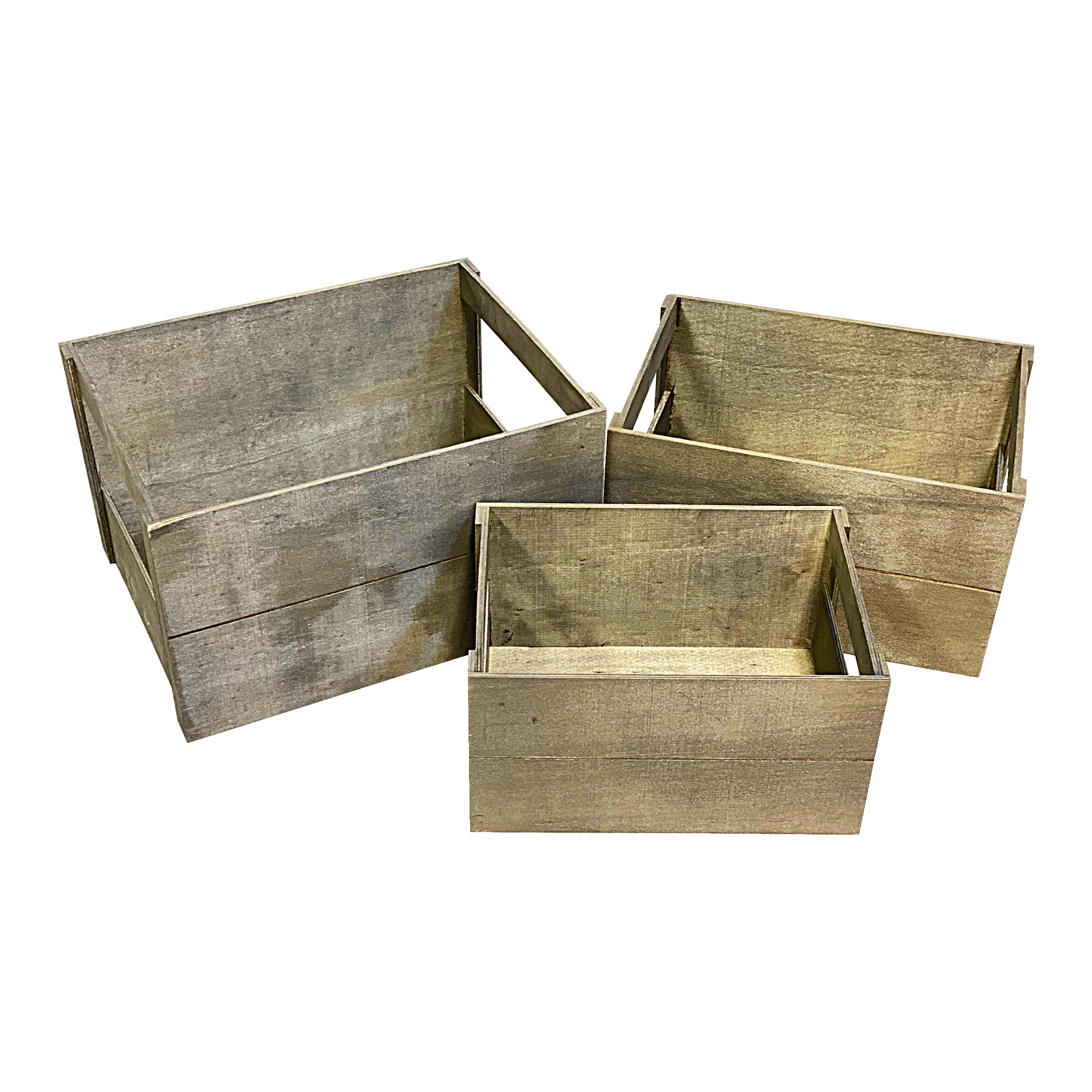 Loon Peak® 3 Piece Crate Set | Wayfair