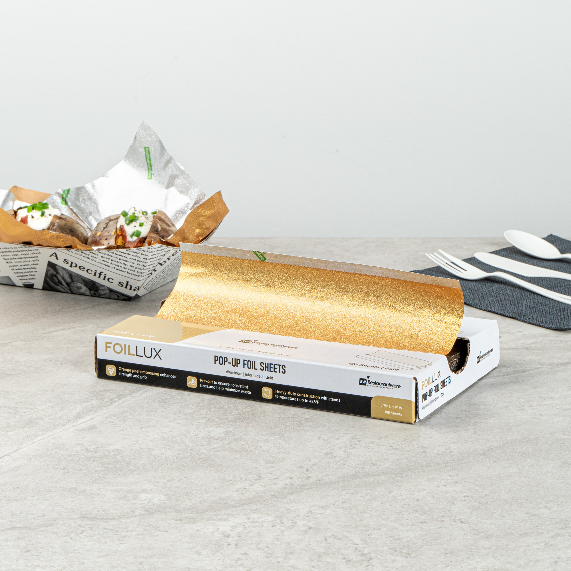 Restaurantware-RW Base 10.75 x 12 Inch Plastic Deli Sheets, 10000 ...