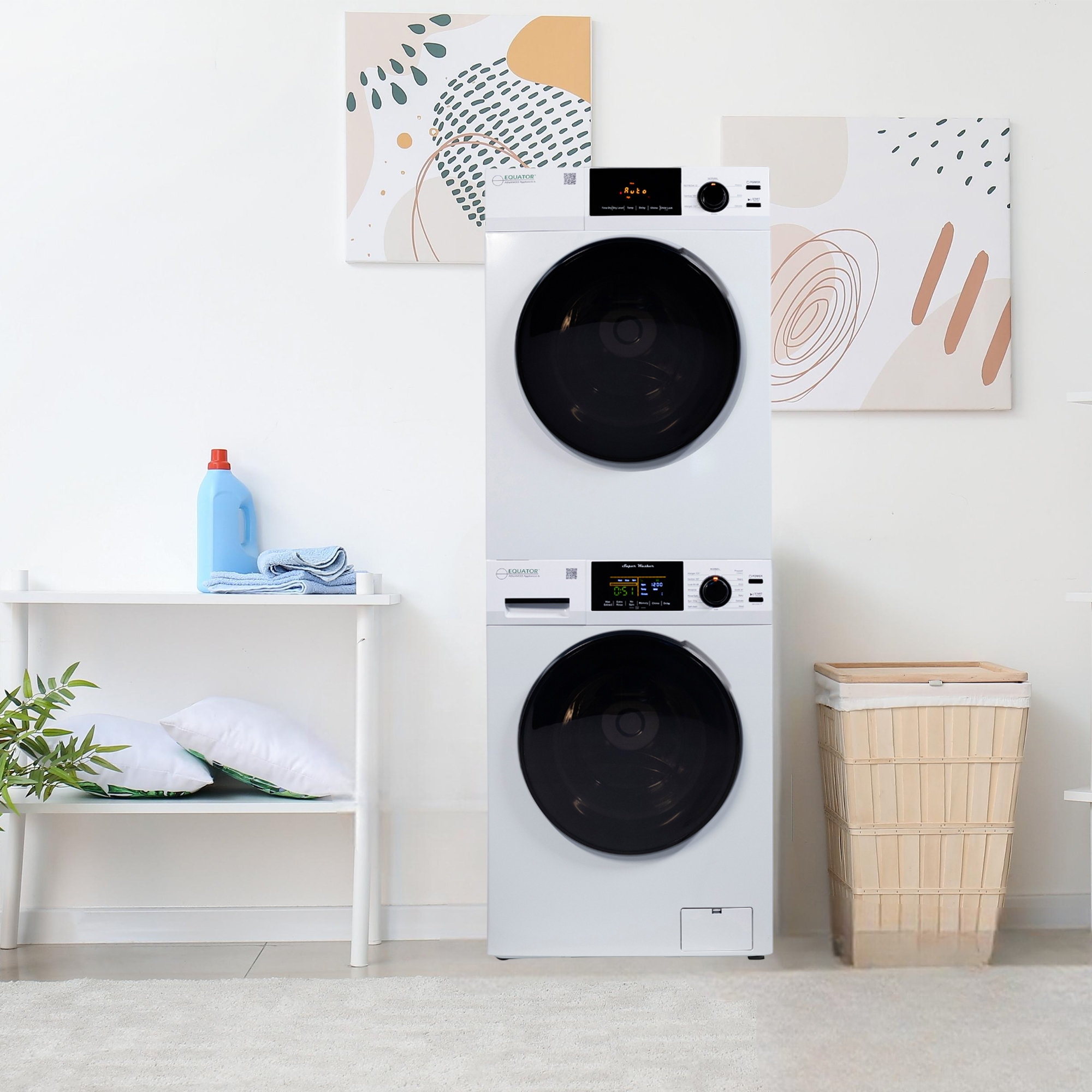 Equator Advanced Appliances 1.9 Cubic Feet Front Load Washer and 4 ...