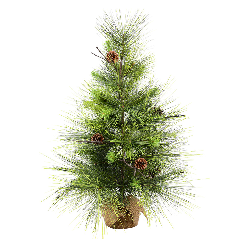 The Holiday Aisle® 48" H Green Artificial Pine Christmas Tree | Wayfair