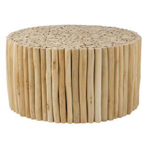 Birch Lane™ Loflin Solid Wood Drum Table & Reviews | Wayfair