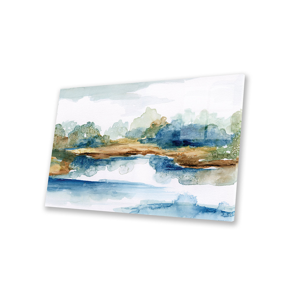Red Barrel Studio® Blue Serenity by Nan - Unframed Graphic Art | Wayfair