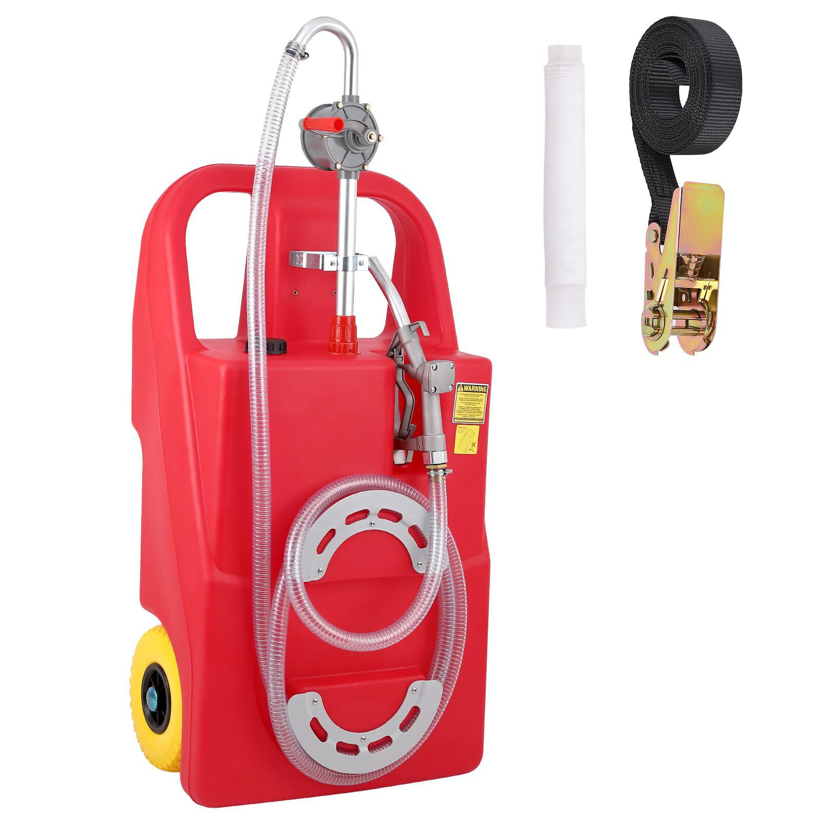 babevy 28 Gallon Portable Fuel Tank On-Wheels With Manual Fueling ...