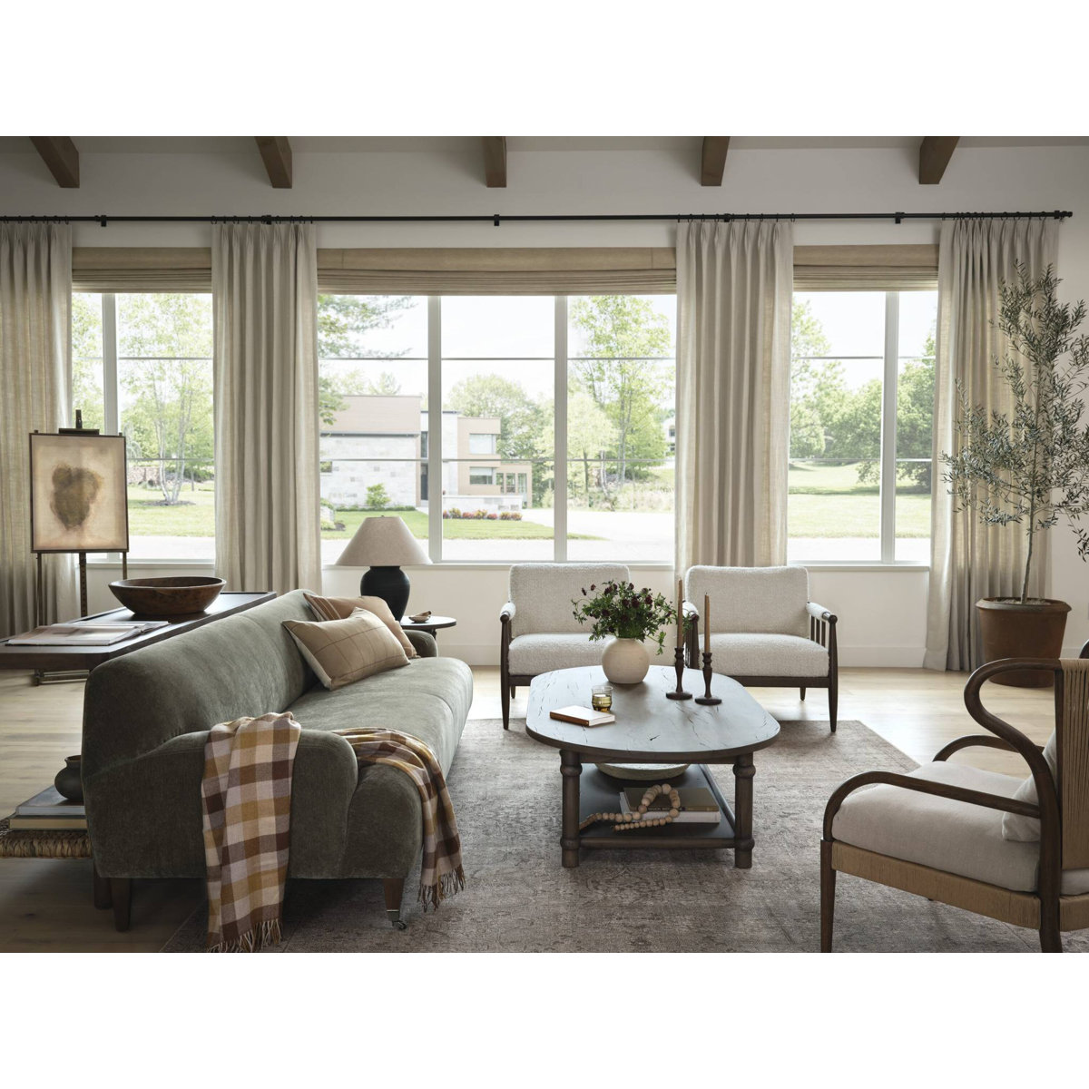 Amber Lewis x Four Hands Charnes Coffee Table & Reviews | Birch Lane