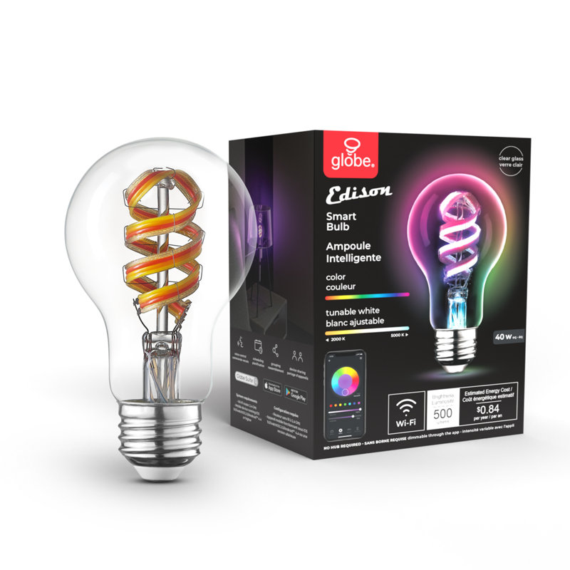 Globe Electric Company 40 Watt Equivalent A19 E26/Medium (Standard) LED ...