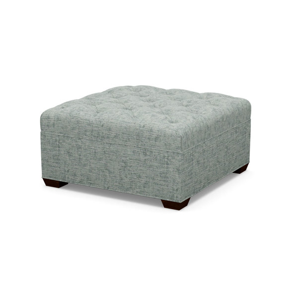 Paul Robert 36" Wide Tufted Square Cocktail Ottoman | Perigold