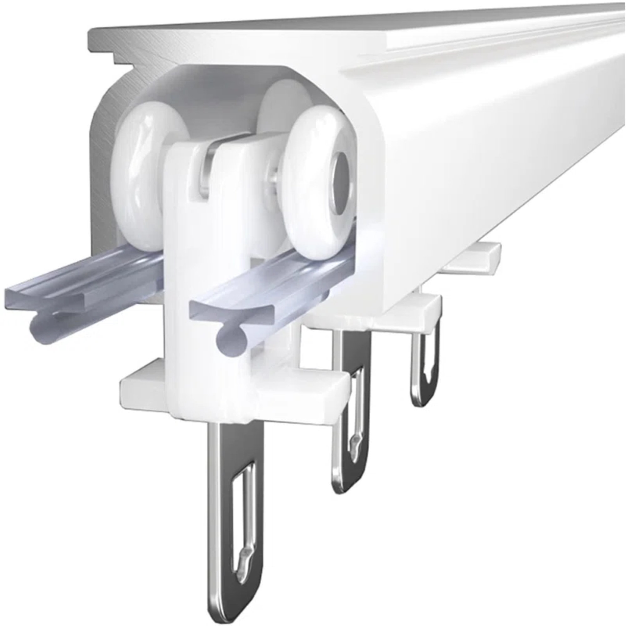 Symple Stuff 2 Pcs 3.28ft Aluminum Alloy Ceiling and Wall-Mounted ...