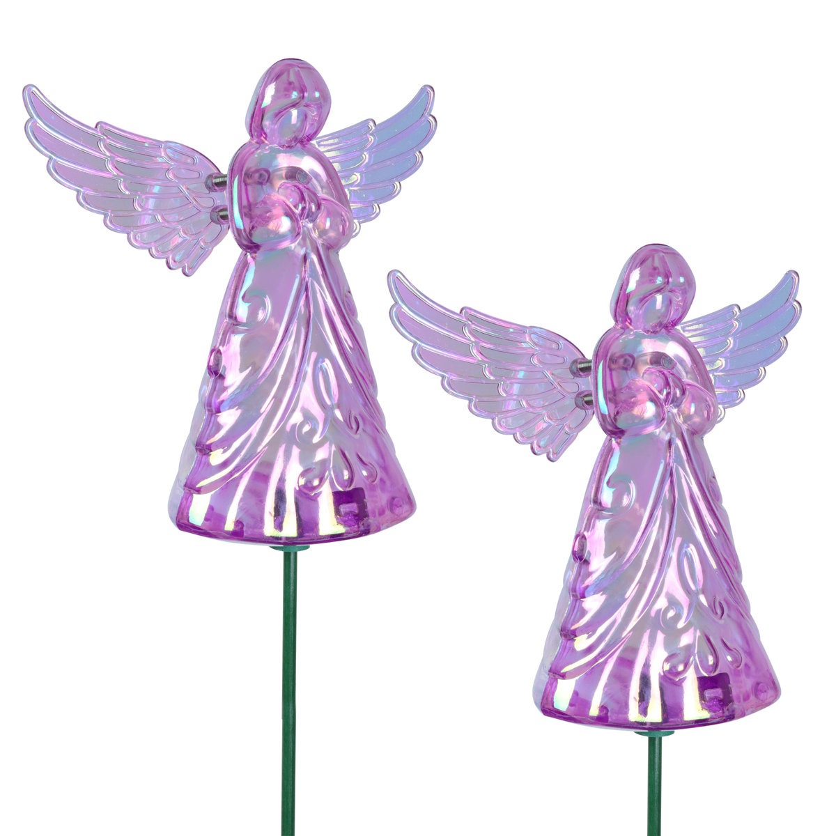 Exhart 2 Piece Angel WindyWing Garden Stakes, 4.5 by 30 Inches ...