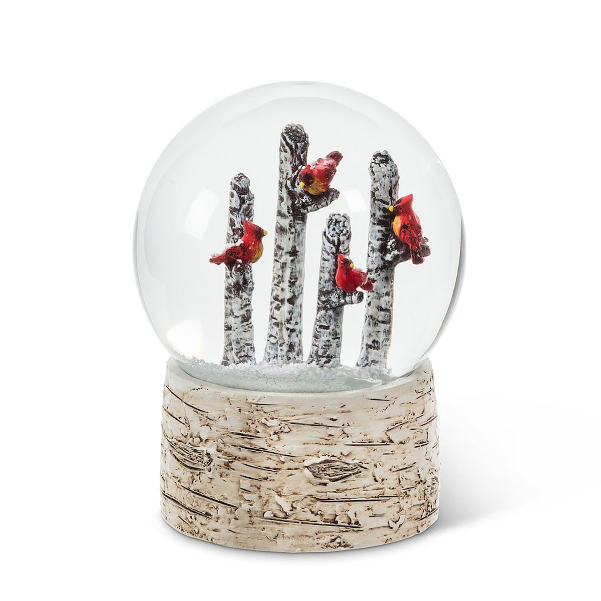 The Holiday Aisle® Cardinals on Trees Water Globe | Wayfair