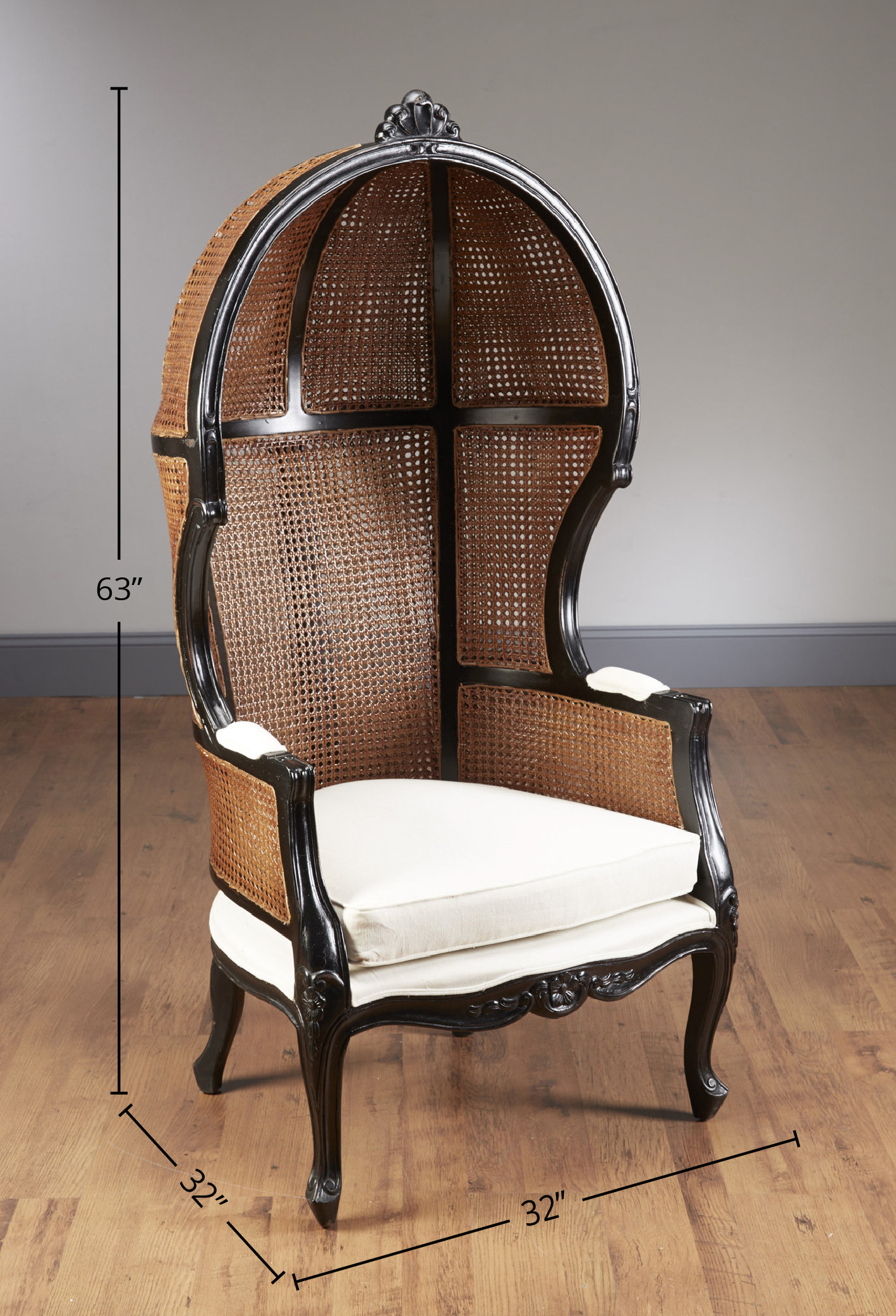 Astoria Grand Bonifant Linen Balloon Chair & Reviews | Wayfair