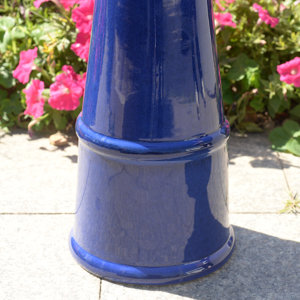 Red Barrel Studio® Otaki Ceramic Sundial Birdbath & Reviews | Wayfair