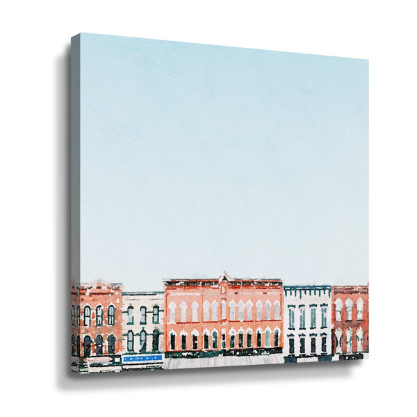Ebern Designs Commercial Row " Commercial Row " Painting Print ...