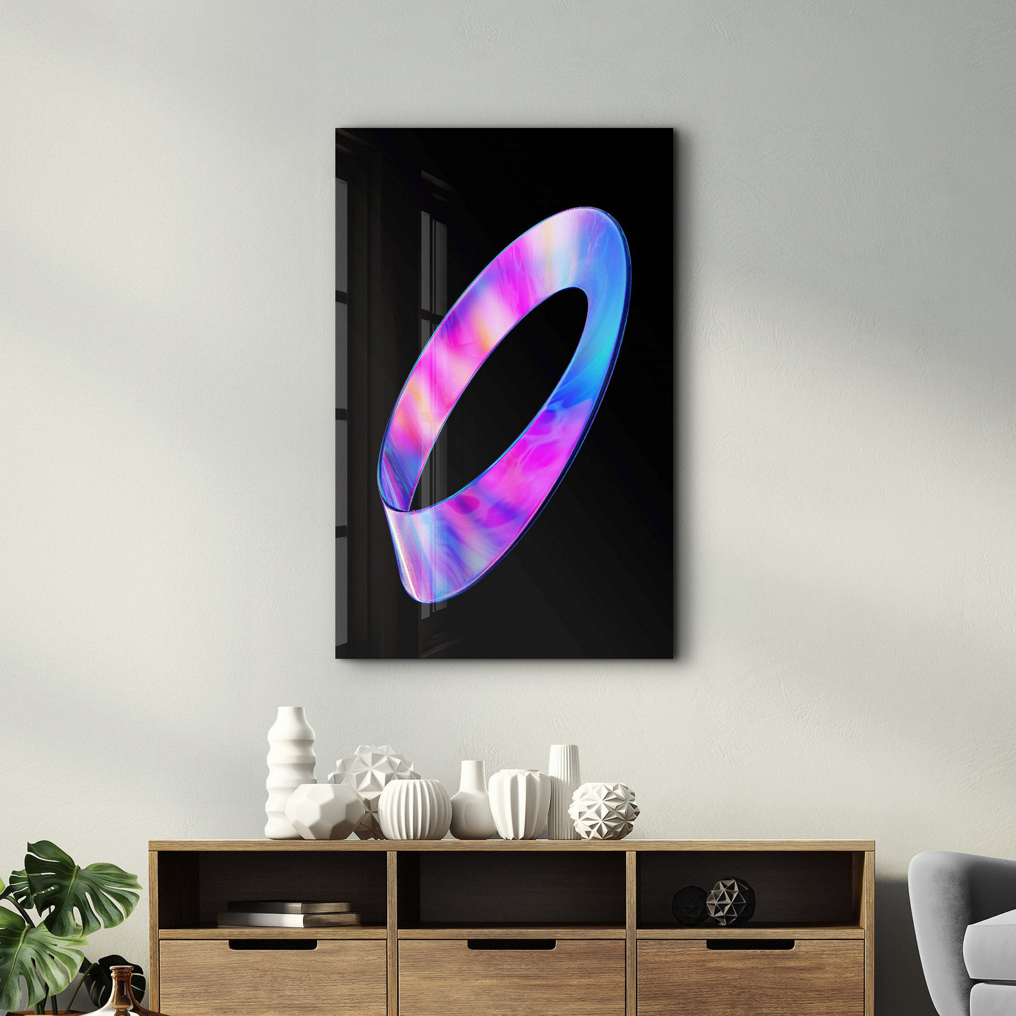 Latitude Run® Decorative Tempered Glass Painting | Wayfair