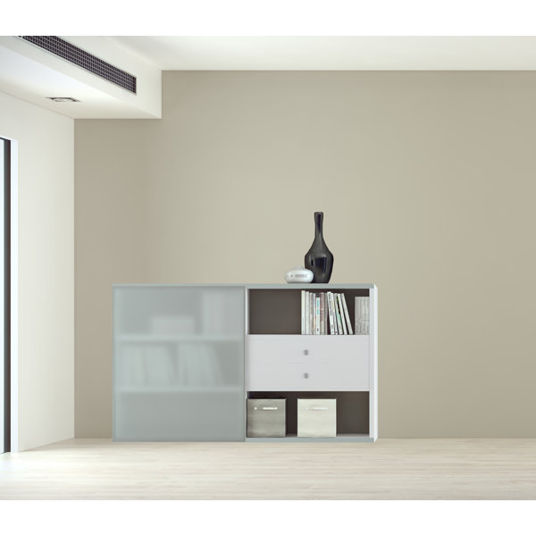 Ebern Designs Jena 112.4cm H x 181.6cm W Standard Bookcase | Wayfair.co.uk