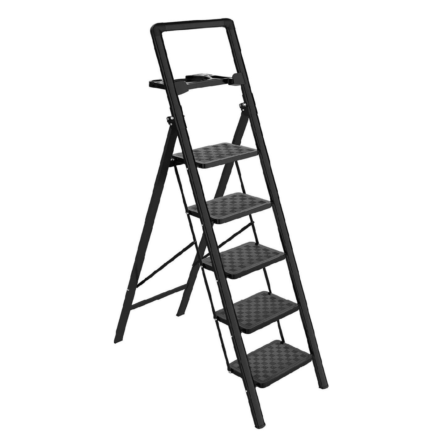 Latitude Run® Folding Sturdy Step Ladder for Adults | Wayfair