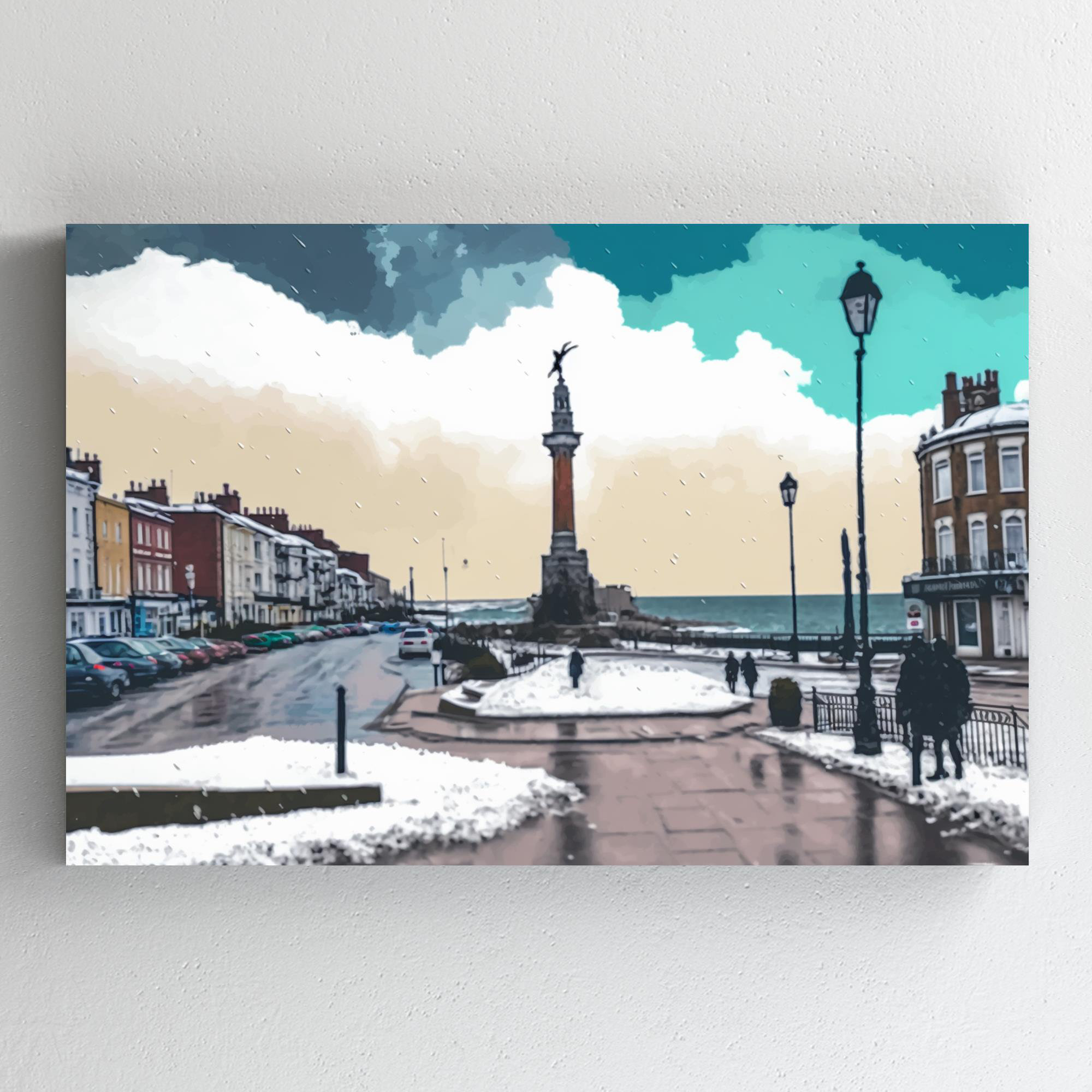 Winston Porter Mcnichol Street Scene In Cannes On Canvas Graphic Art ...