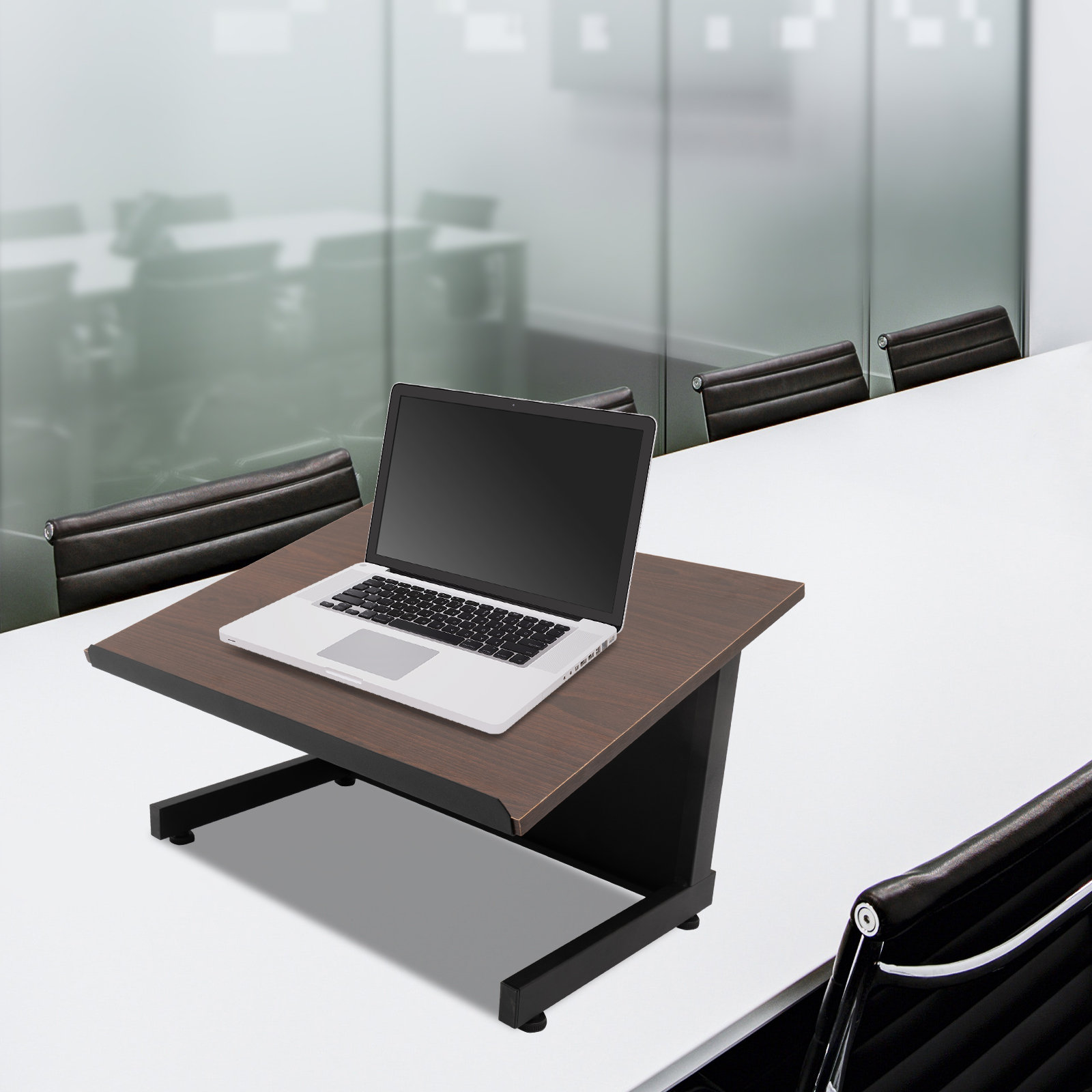 DENFER 13.7'' Wood Tabletop Lectern with Storage | Wayfair