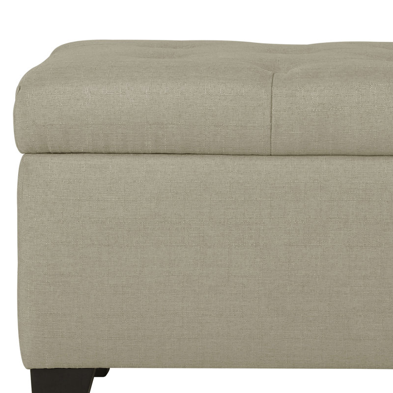 Latitude Run® Upholstered Flip Top Storage Bench | Wayfair