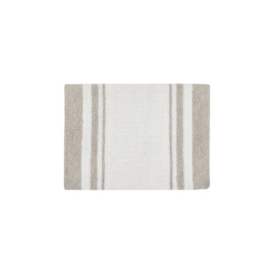 Symple Stuff Bautista Rectangle 100% Cotton Reversible Bath Rug | Wayfair