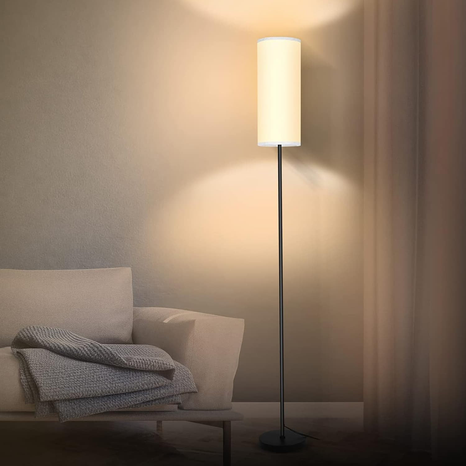 Ebern Designs Living Room Floor Lamp, Standing Lamp High Lamp, Living ...