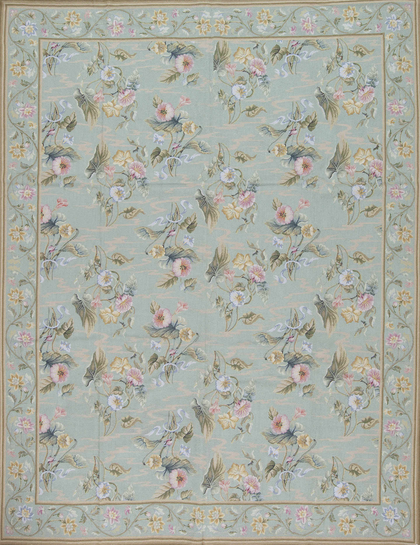 Samad Rugs Gros Point Needlepoint One-of-a-Kind 8.0 X 10.0 Area Rug ...