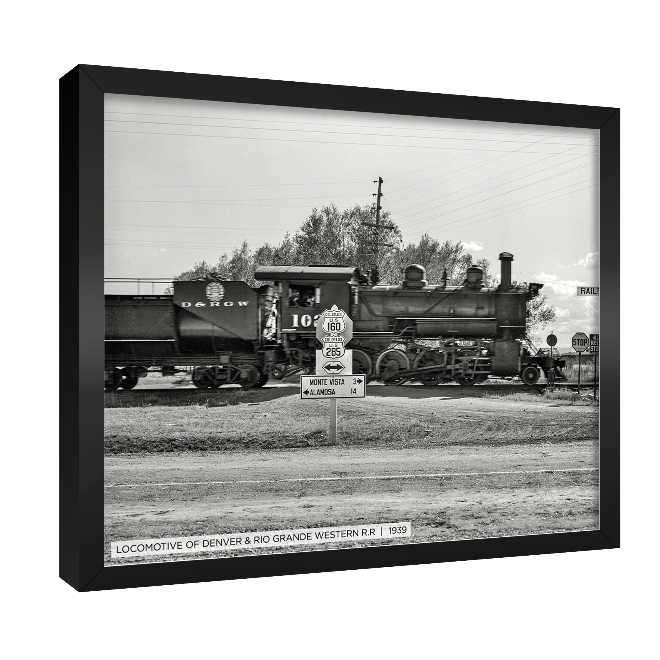 17 Stories Locomotive Of Denver & Rio Grande Western R.R 1939 | Wayfair