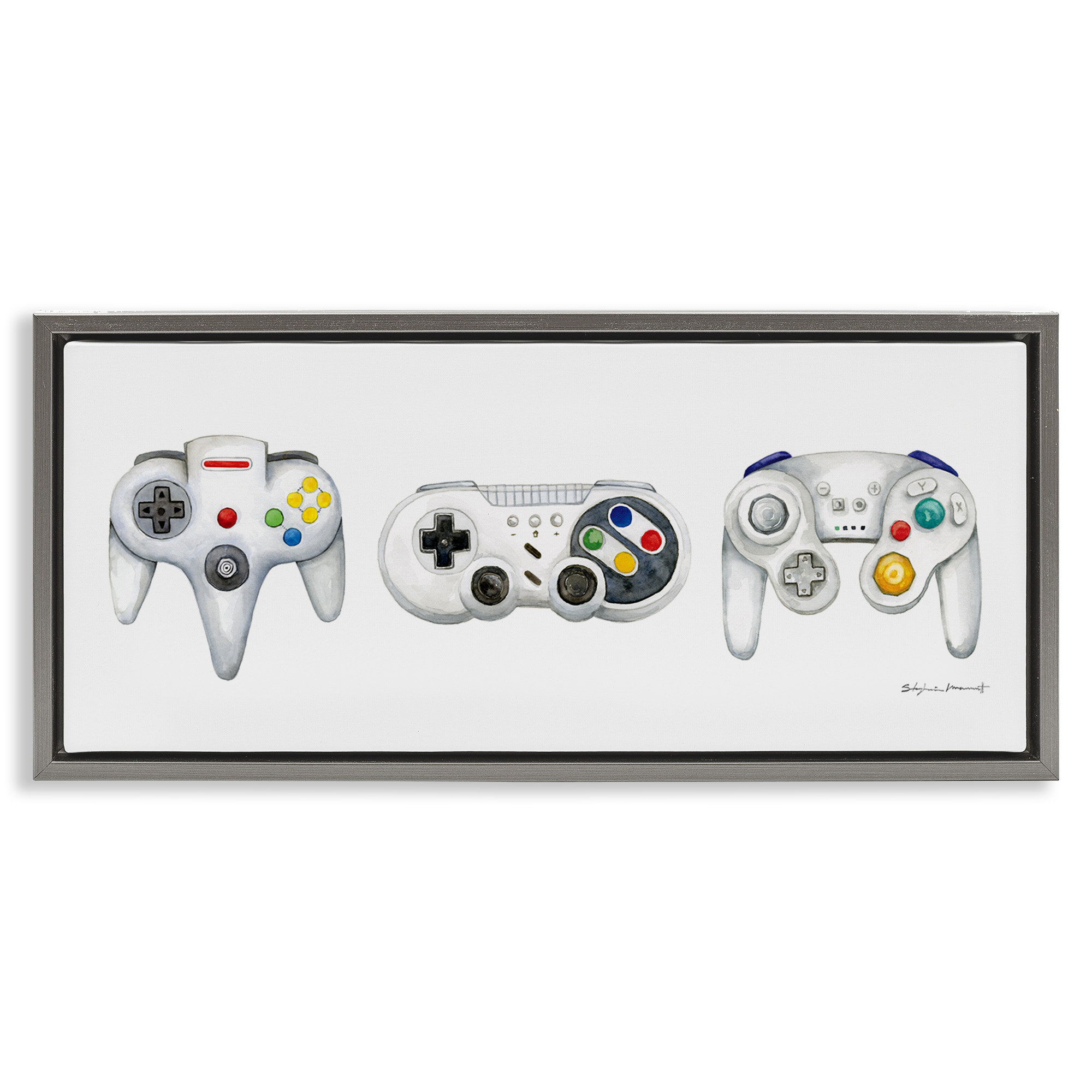 Winston Porter Vintage Video Game Controllers | Wayfair