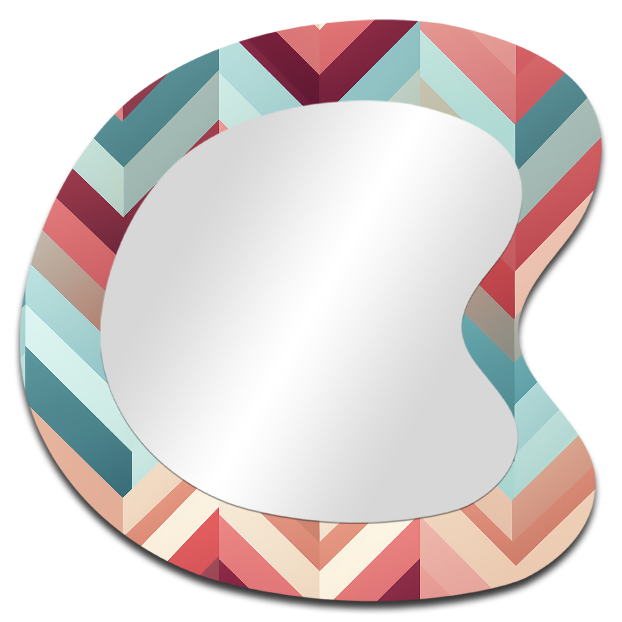 Ivy Bronx Everlyrose Modern Chic Chevron Pattern - Chevron Asymmetrical ...