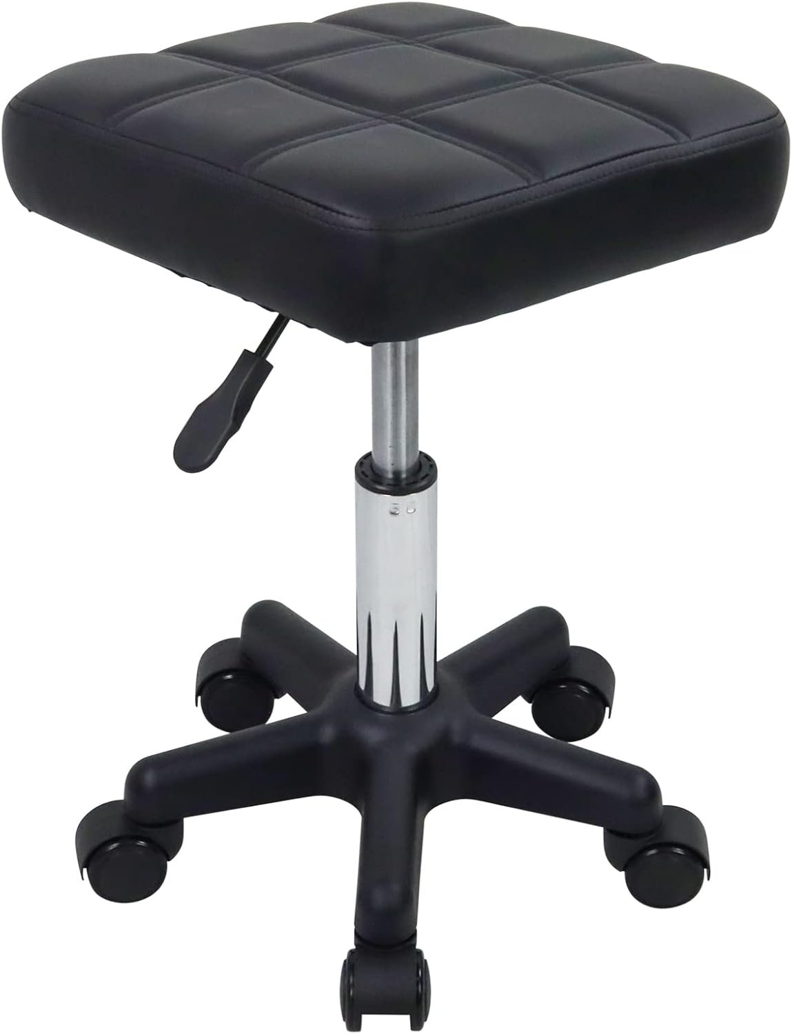 Latitude Run® Square Rotating Stool With Wheels | Wayfair