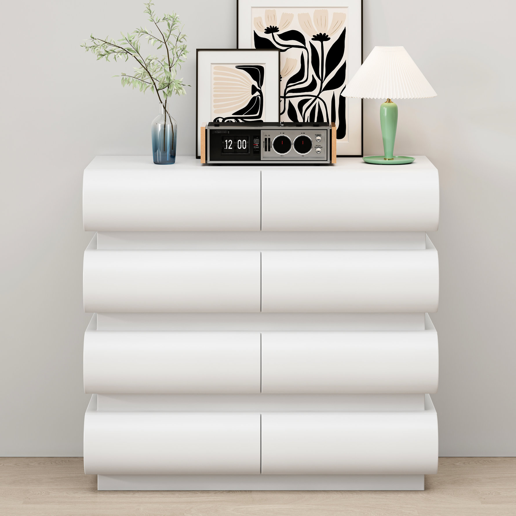 Ivy Bronx Bedroom 8 Cabinet, Black - Ample Space For Organizing Items ...