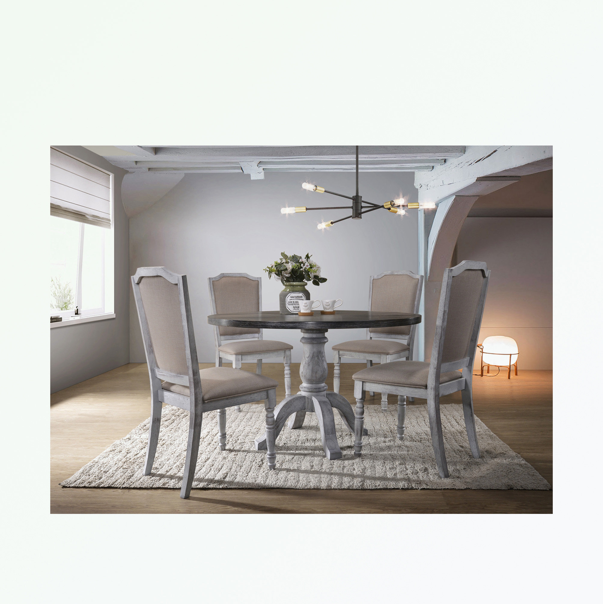 Ophelia & Co. Riggio Round 47.2'' Dining Set | Wayfair