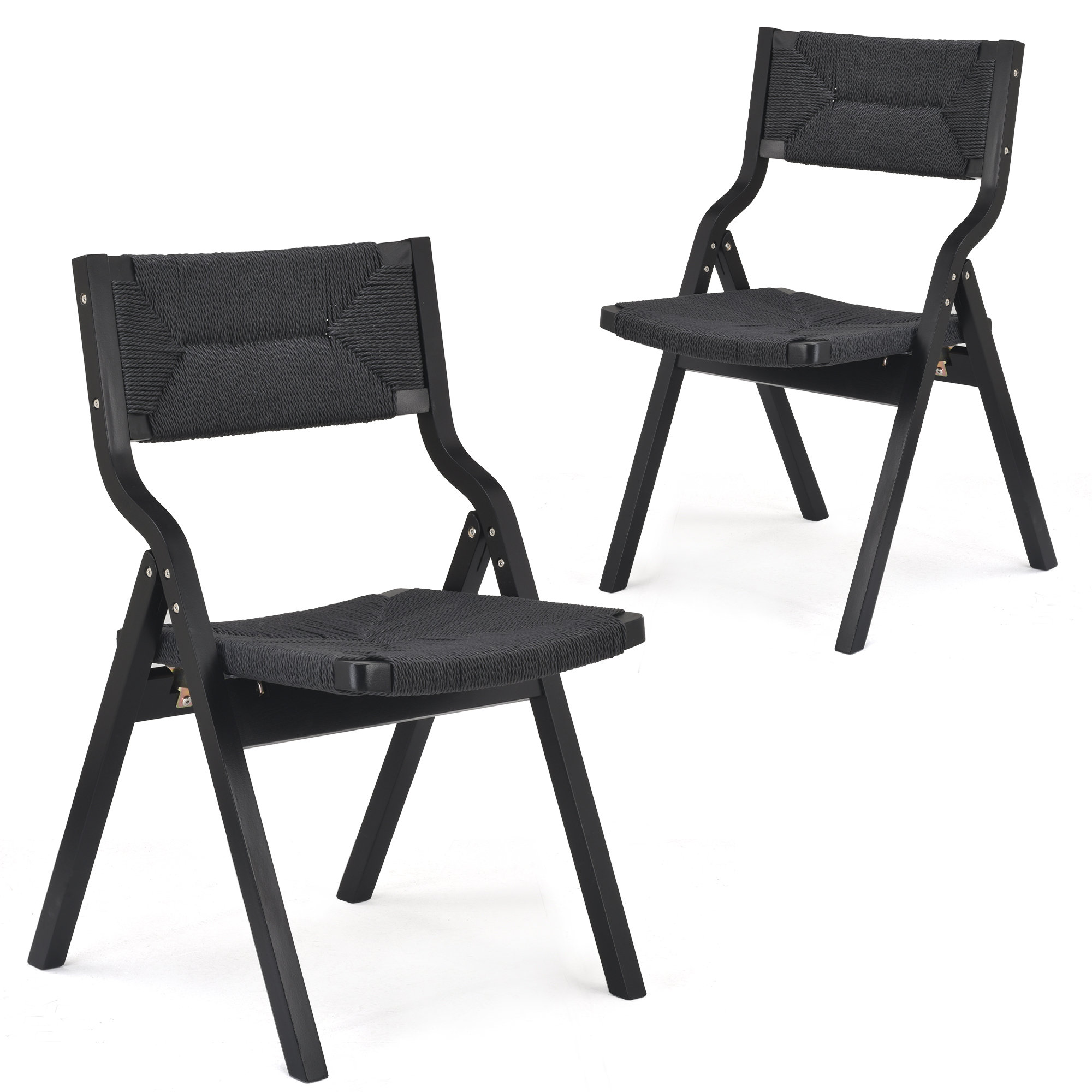 George Oliver Solid Wood Folding Side Chair & Reviews | Wayfair