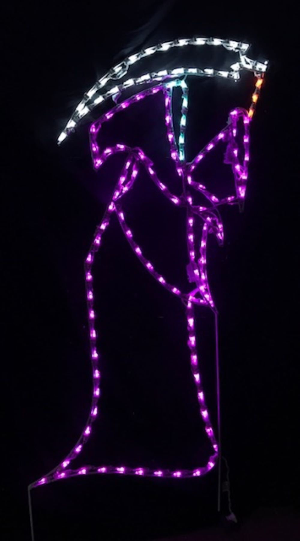 Lori's Lighted D'Lites Grim Reaper Halloween Holiday Lighted Display ...