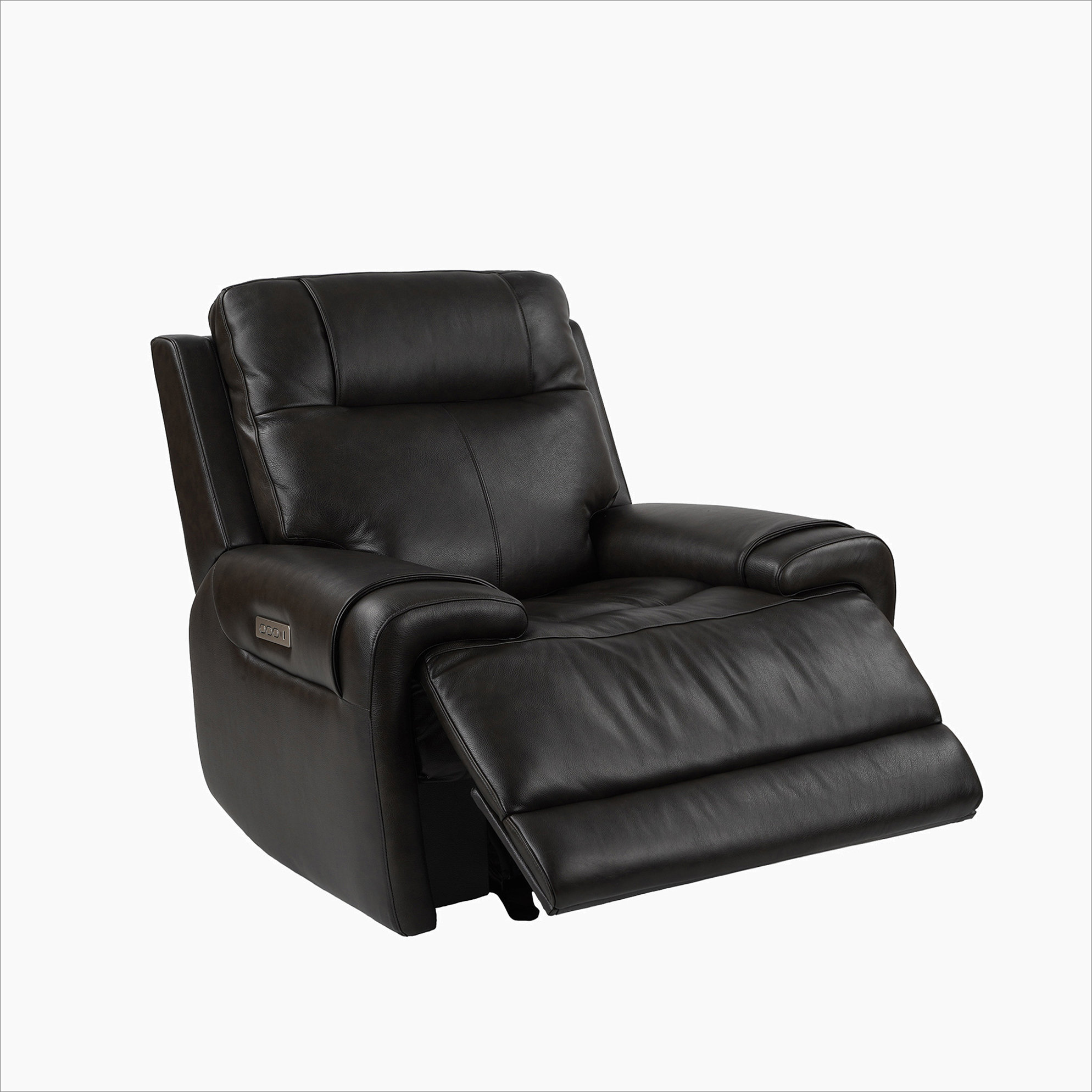 Hokku Designs Trevor Triple Power Recliner | Genuine Leather | Standard ...