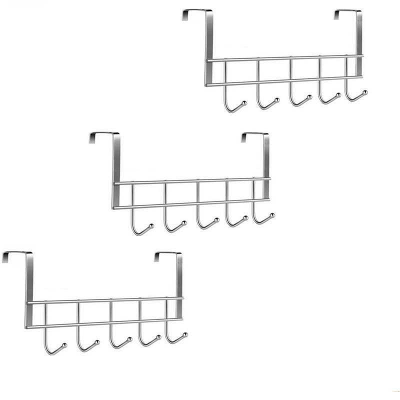 Rebrilliant Kursten 5 Hooks Overdoor Organizer | Wayfair
