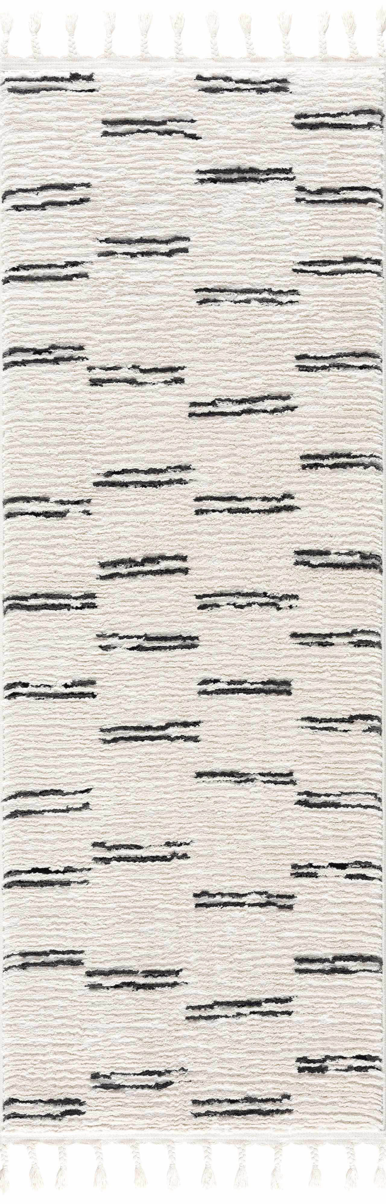 Union Rustic Jenell Striped Machine Woven Polypropylene Area Rug in ...